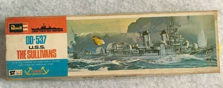 Revell DD-537 USS The Sullivans 1/300 Plastic model hard to find | eBay