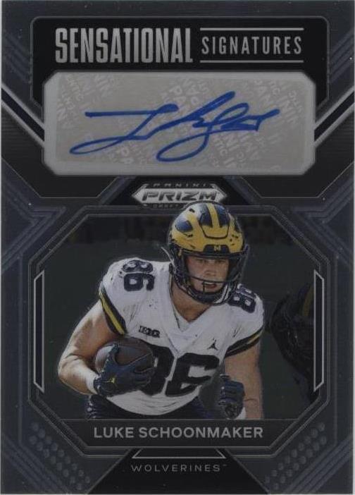 2023 Panini Prizm Draft Picks - Sensational Signatures Luke Schoonmaker ...