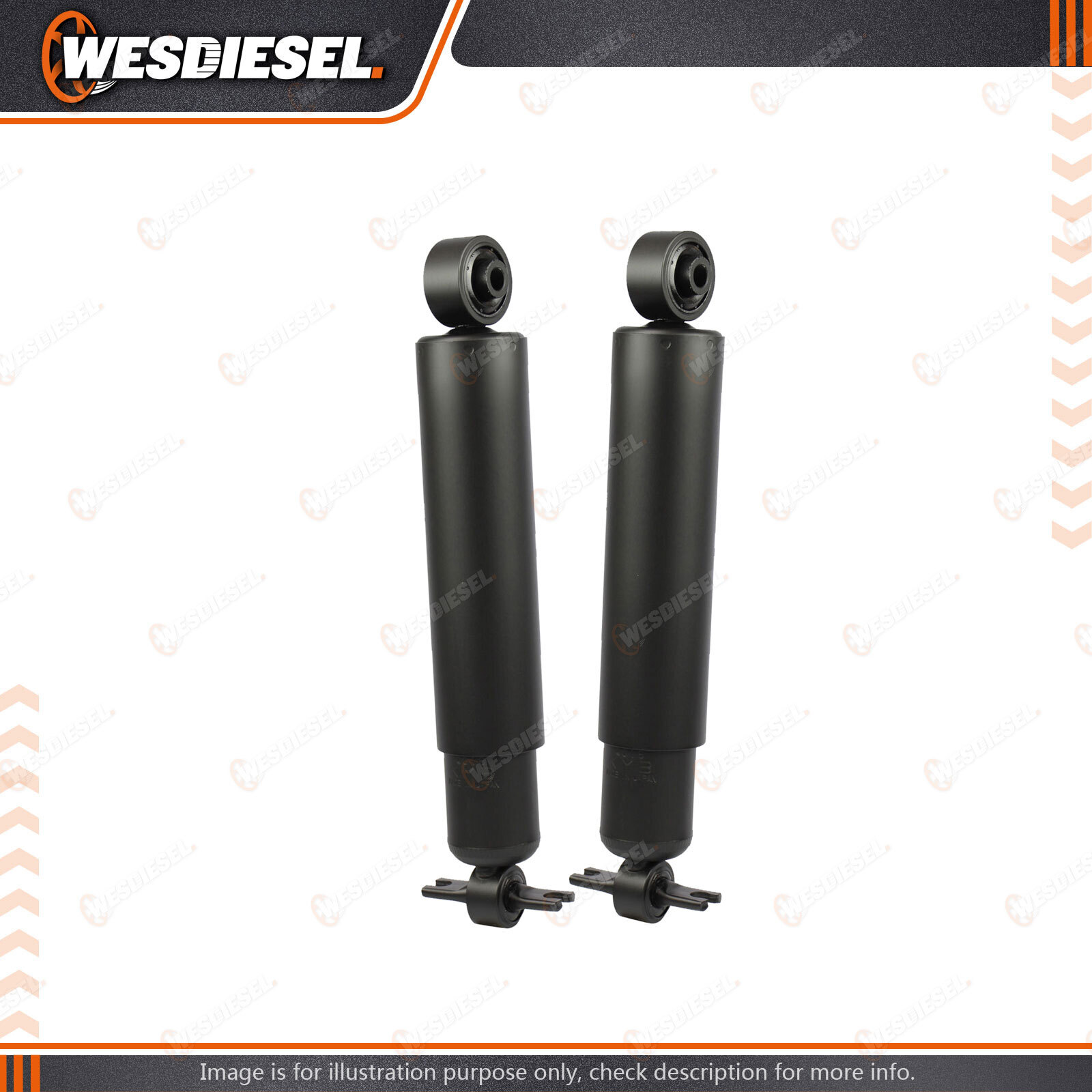 2x Front KYB Premium Shock Absorbers fits Land Rover Discovery Series ...