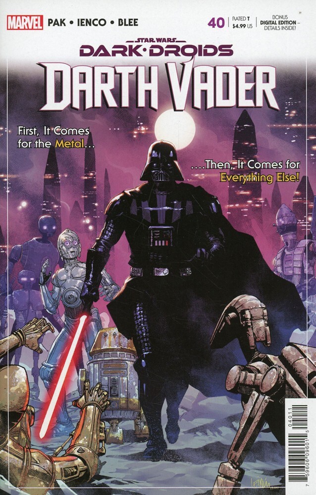 Star Wars Darth Vader #40 Dark Droids Tie-In Leinil Francis Yu Regular ...