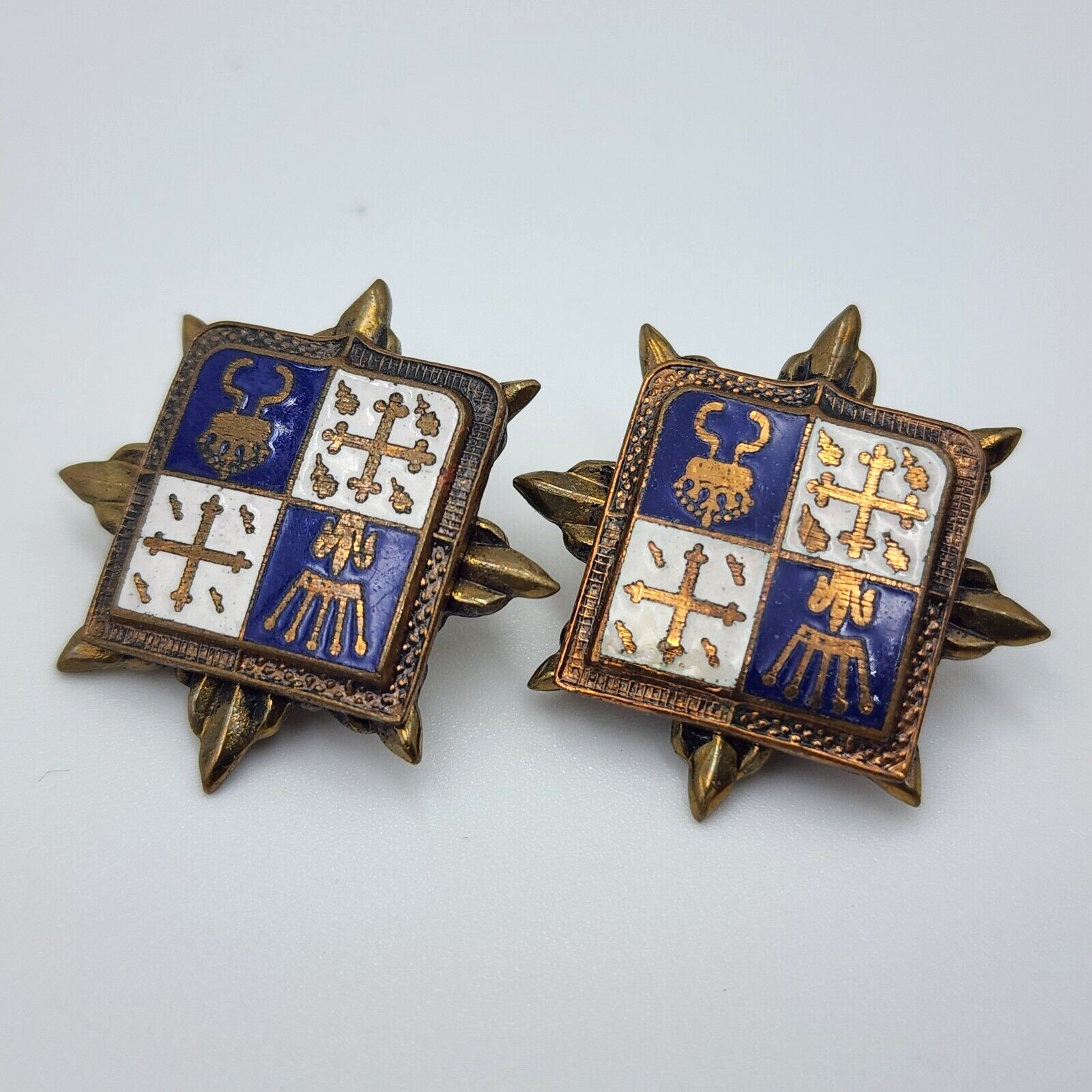 French Heraldic Coat of Arms Star Shield Fleur De Lis… - Gem