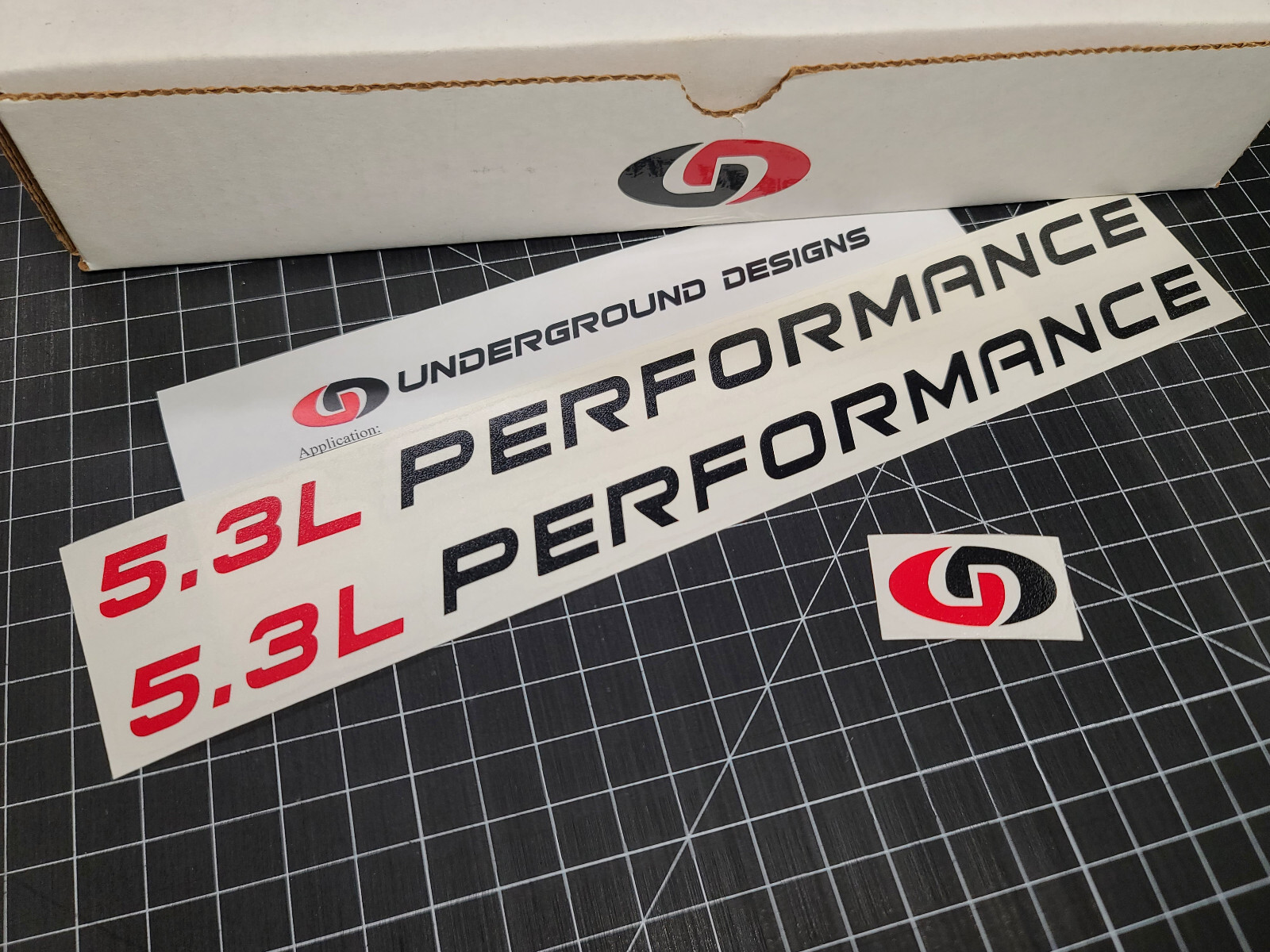 5.3L Performance Decals (2-Pack) Vortec V8 Engine Hood Stickers ...