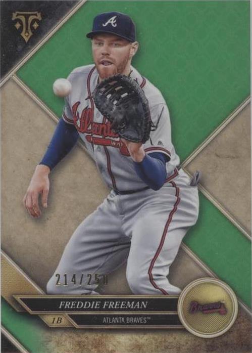 2017 Topps Triple Threads - Freddie Freeman #46 Emerald /250 for sale ...
