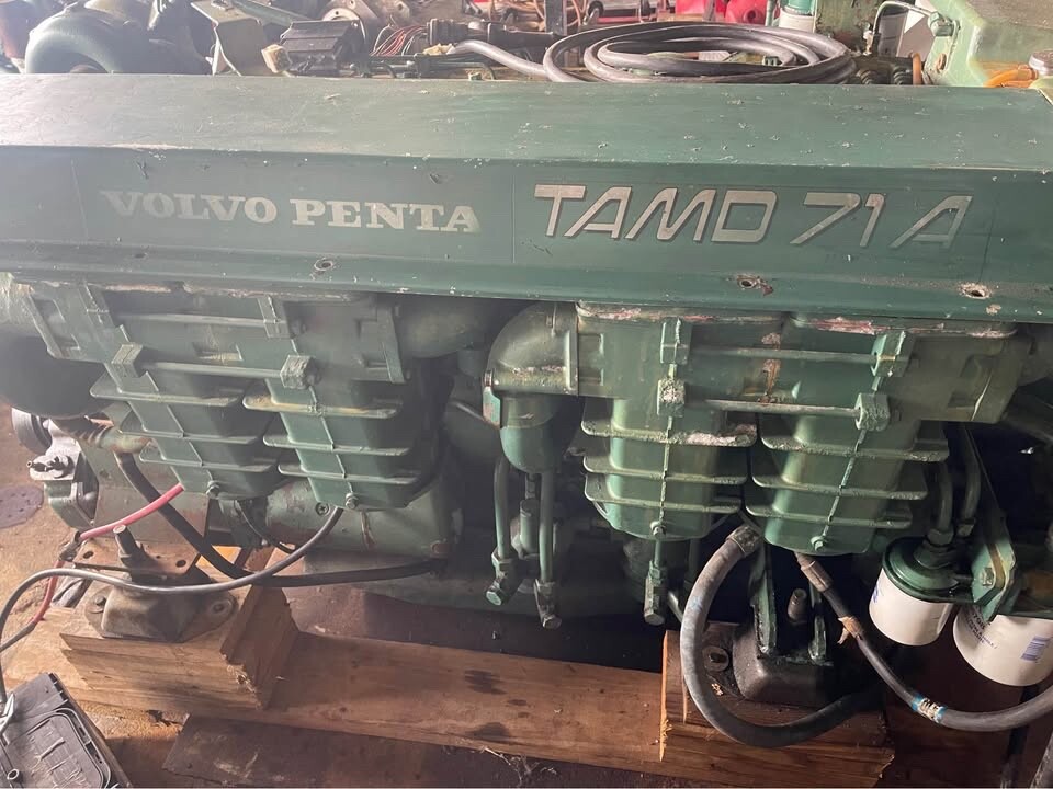 PAIR TAMD71A Marine Diesel Engines with Gears | eBay