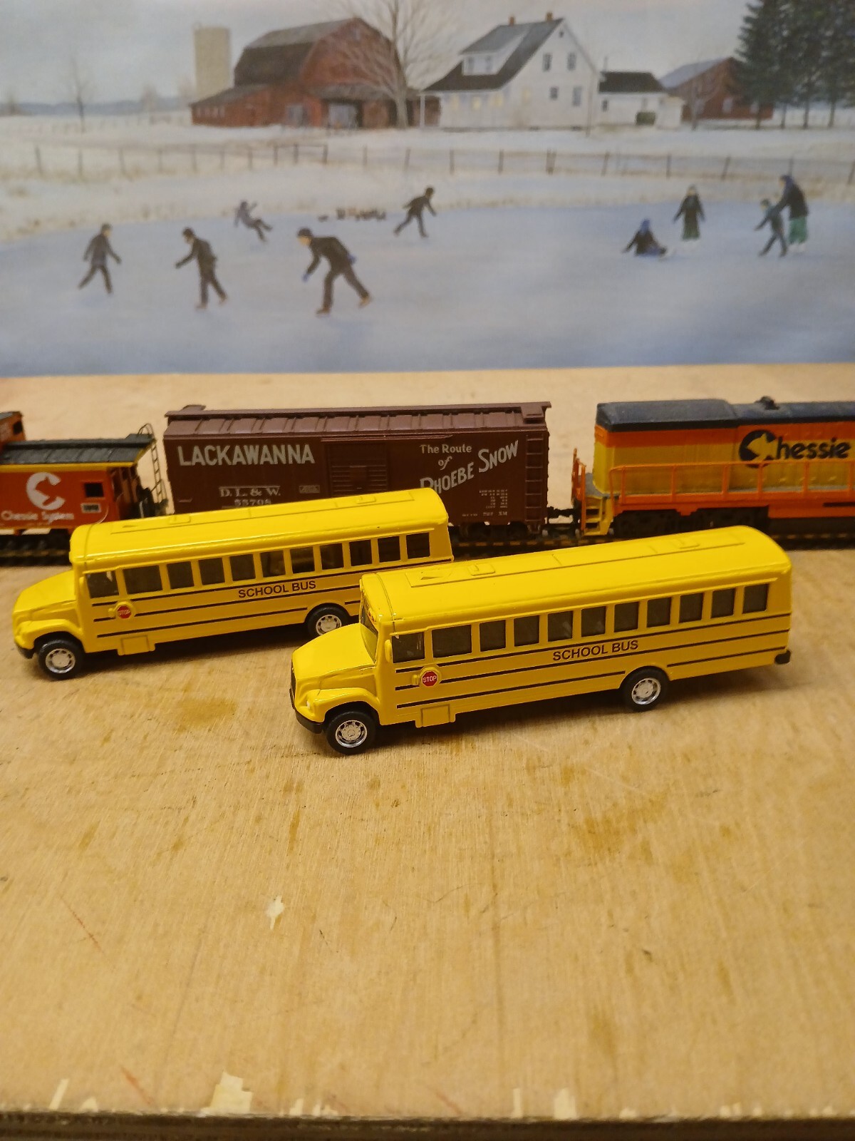HO Scale 1:87 Lot Of 2 School Buses | eBay