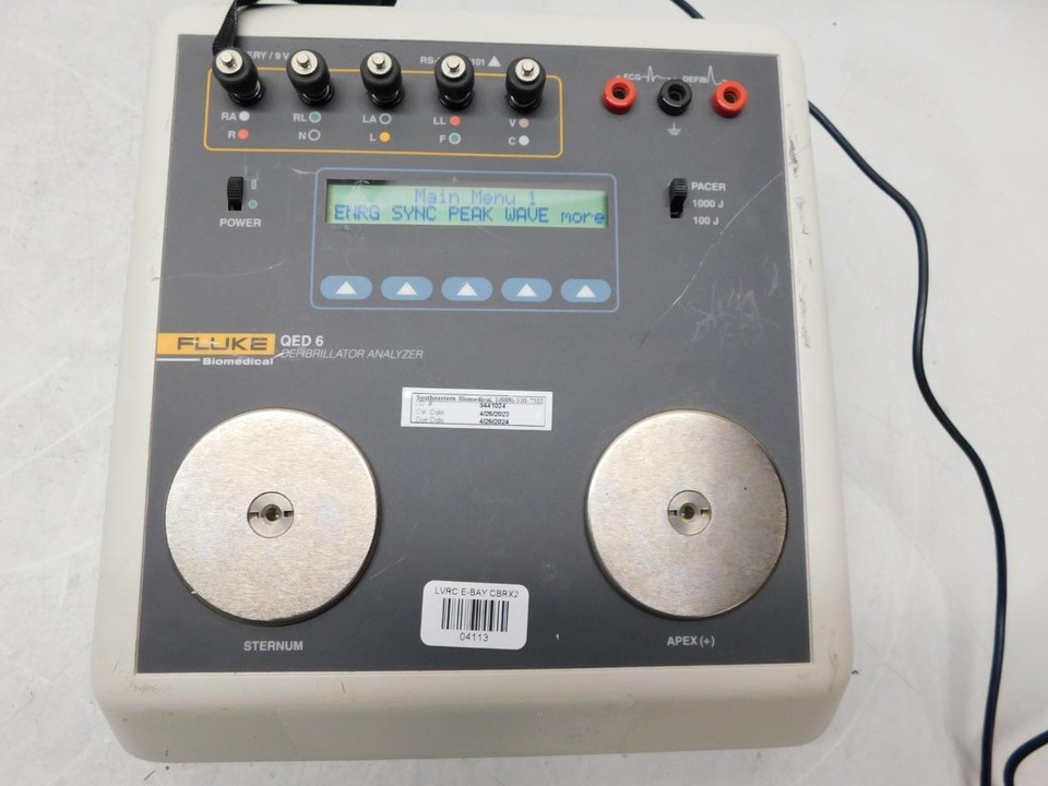 Fluke QED 6 Defib Analyzer (LVRC4113) | eBay