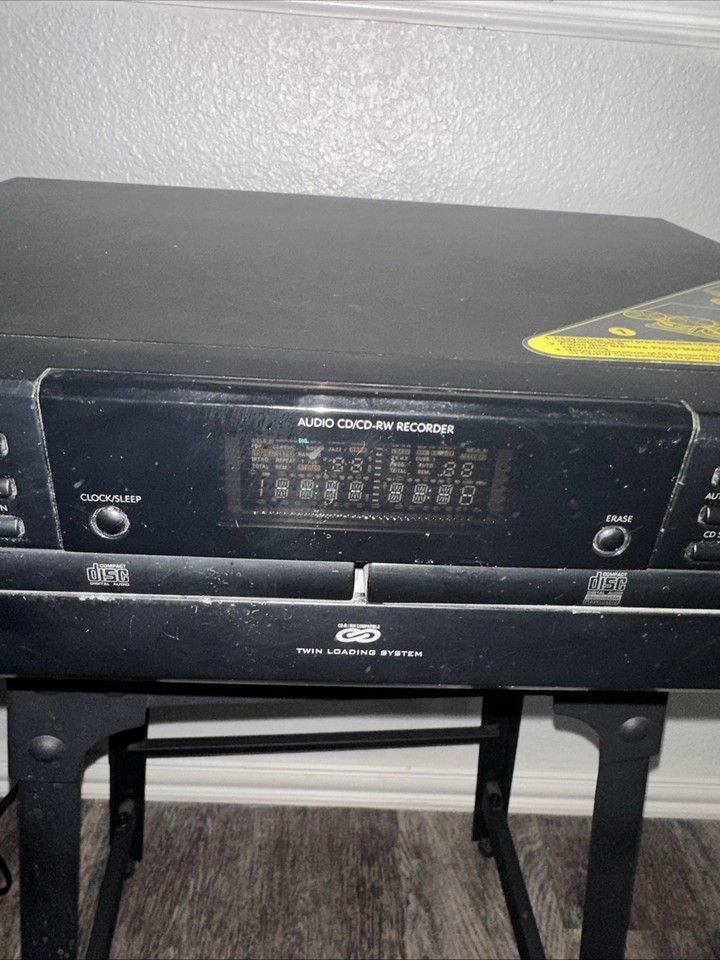 RCA CDRW120 Audio CD/CD-RW Recorder Twin Loading System | eBay