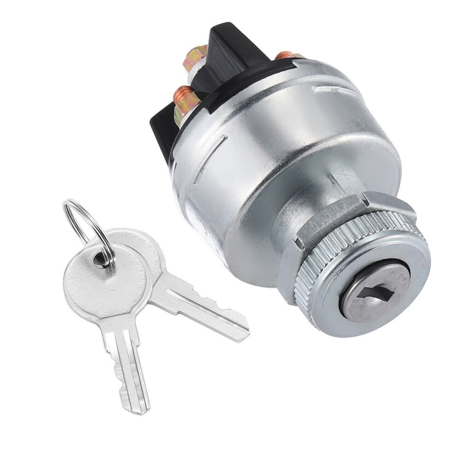 Universal Ignition Key Starter Switch With 2 Keys For Car Tractor ...