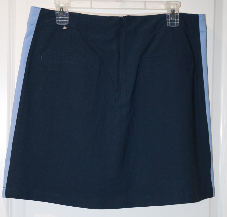 Skort Size 10 Lady Hagen Blue Tan Pink Aline Golf Active Stretch ...