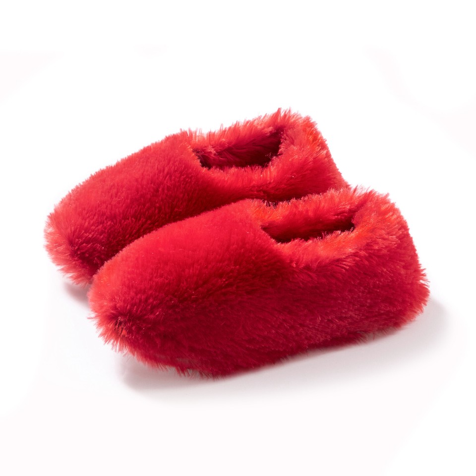 Fuzzy Winter Indoor Slippers for Women, Plush Warm Moccasin Slippers ...