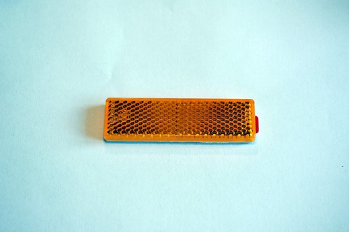 Universal Reflector Cat Eye Retroreflector Orange Motorcycle Car Glue ...