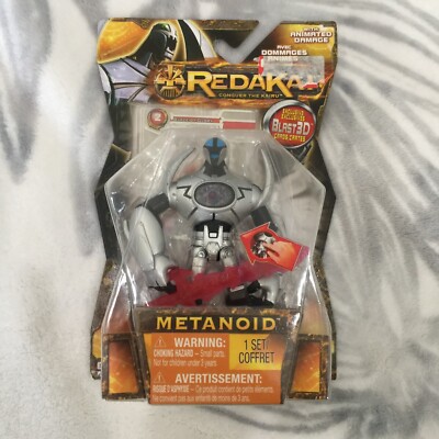 Redakai Conquer The Kairu Metanoid 4" Action Figure Blast 3D Cards New ...
