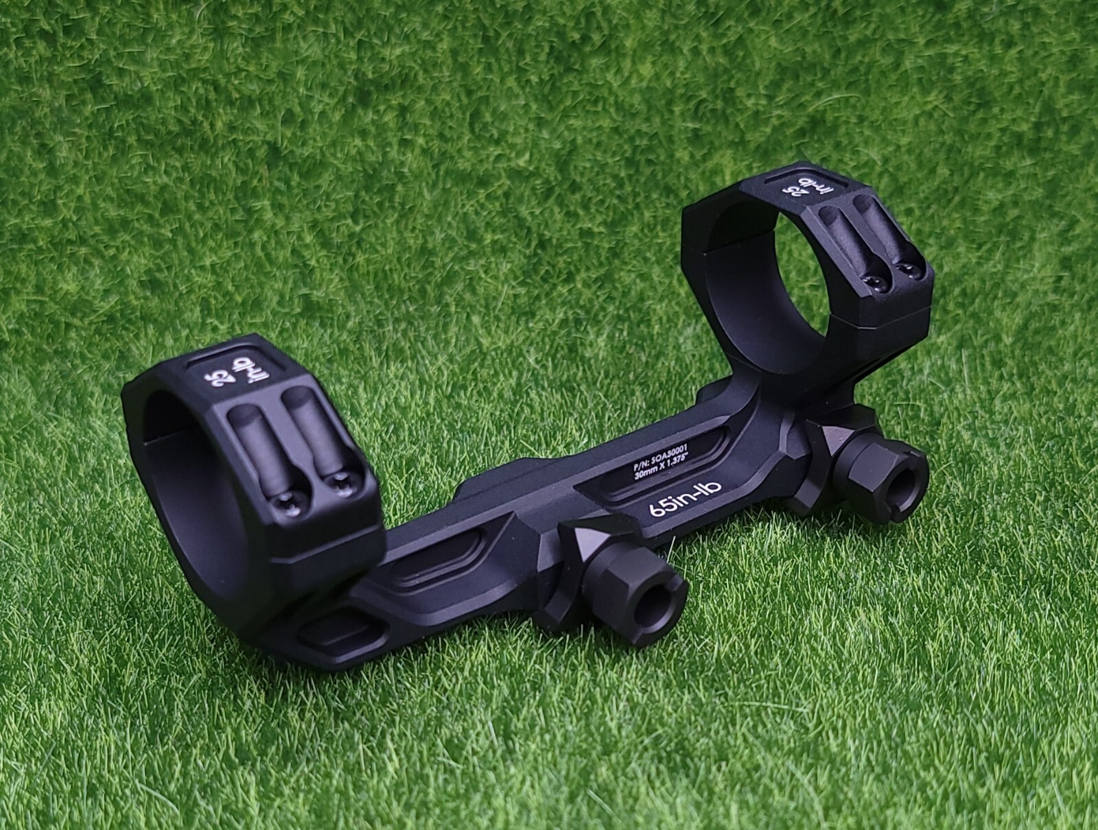 Sig Sauer ALPHA3 Scope Mount 30mm, 1.375, 7075-T6, Ti Hardware, Black ...