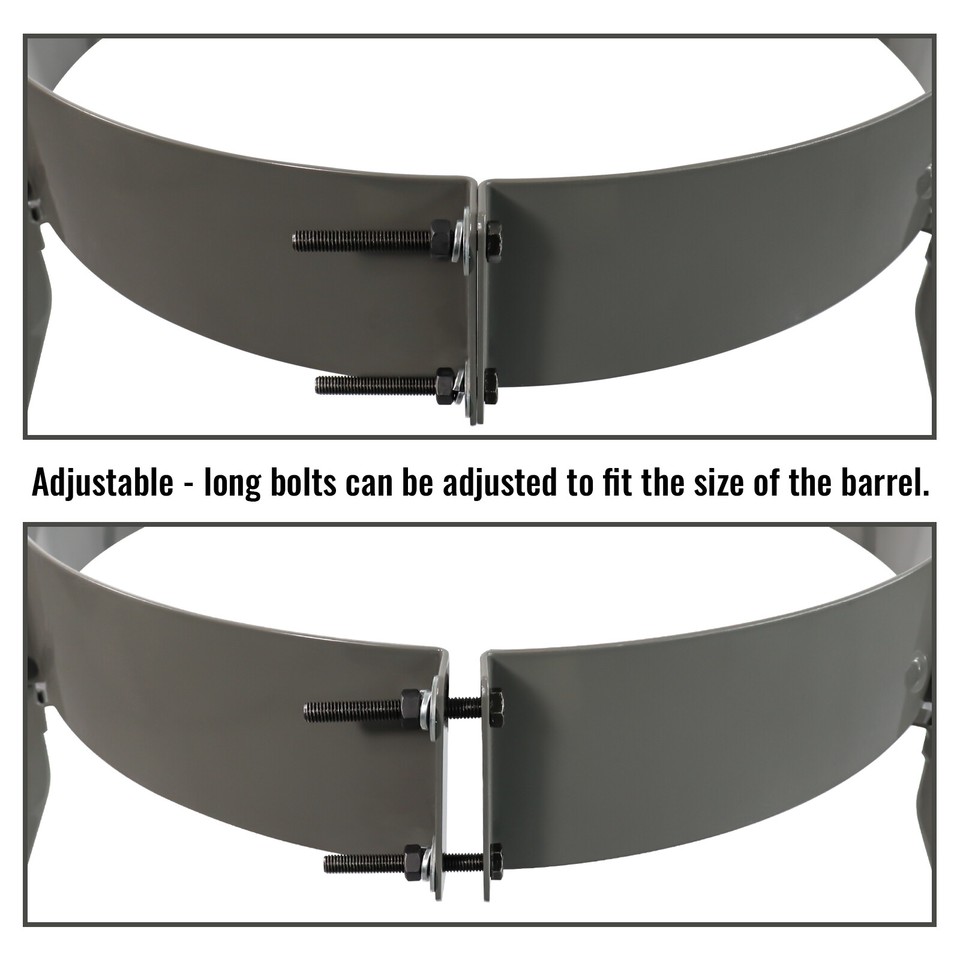 Highwild Deer Feeder 55 Gallon Barrel Band Leg Mounting Kit | eBay