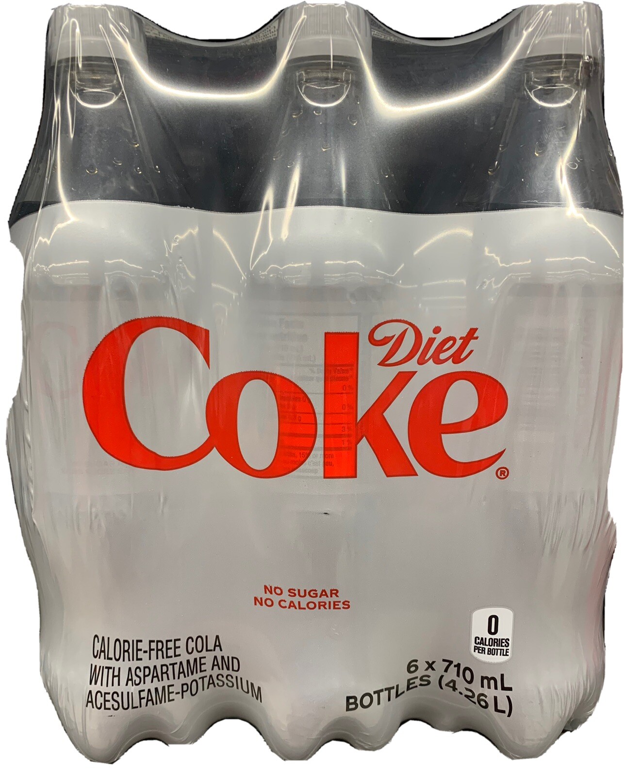 6 BOTTLES OF COCA COLA DIET CANADIAN SODA POP 6x710ml | eBay