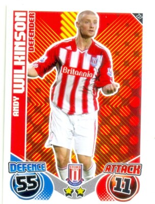 2010/2011 Topps Match Attax Common Card - 237 - Andy Wilkinson - Stoke ...