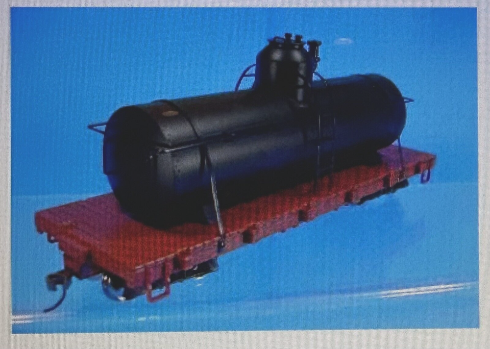 On30 Spectrum Bachmann 27199 Tank Car BLACK - Painted Unlettered Sealed ...