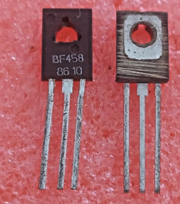 1pcs BF458 NPN high-voltage transistor 250V 100mA 6W TO-126 90MHZ STM. | eBay