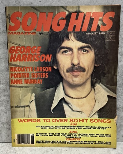 Song Hits Magazine August 1979 George Harrison Pointer Sisters Anne ...
