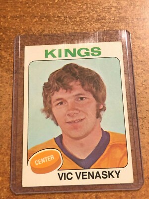 1975-76 Topps Hockey # 312 Vic Venasky | eBay
