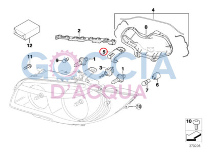 Genuine BMW 1' Series E81 E87& LCI E88 E82 Z4 E89 Bracket Headlight ...