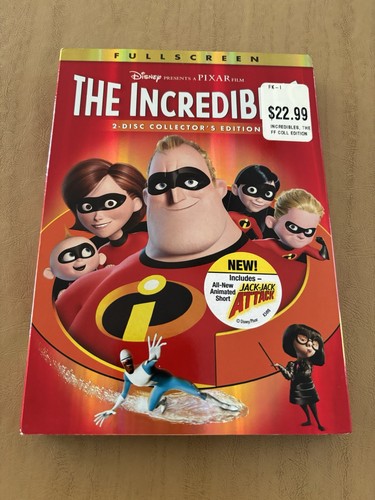 The Incredibles (DVD, 2-Disc Set, Fullscreen & Collector's Editions ...