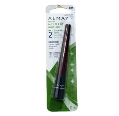 Almay Intense I-Color Liquid Liner 024 Black Raisin For Green Eyes ...