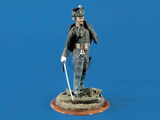 Verlinden 120mm (1/16) Prussian Leib Husaren Officer Waterloo ...