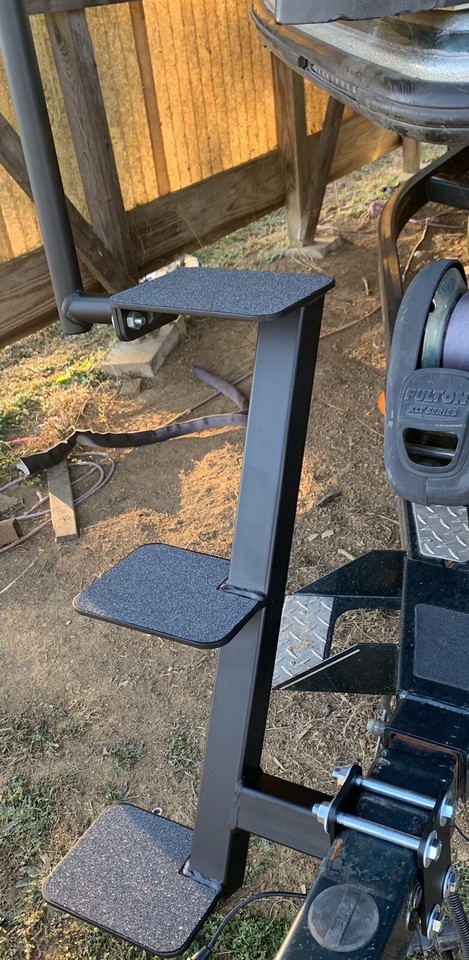 Omega Triple Step Bass Boat Trailer Steps MADE IN USA