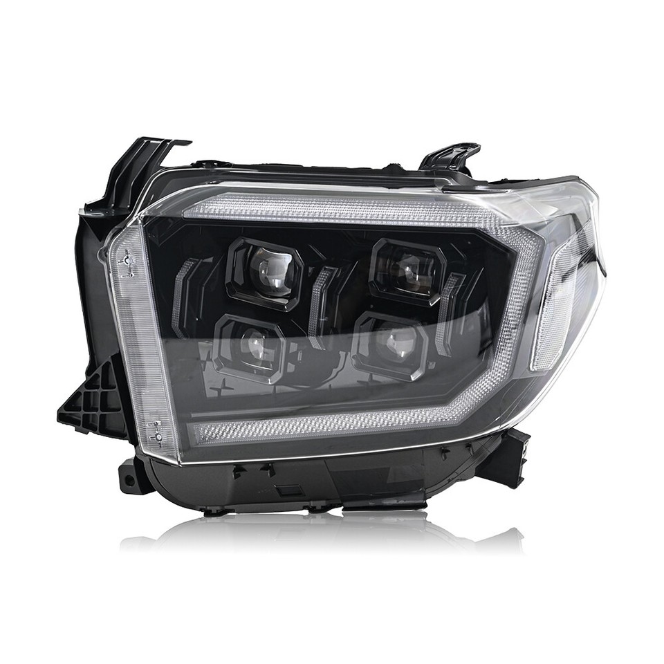 For 2014-2021 Toyota Tundra LED DRL Switchback Turn Signal Projector ...