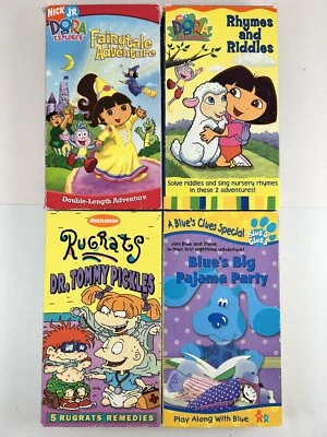 Nickelodeon Nick Jr. VHS Lot of 4 Rugrats | Grelly USA
