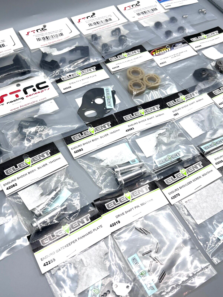 NEW Lot of Team Associated/STRC Element Enduro Upgrades & Parts, Big ...