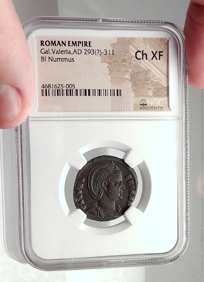 GALERIA VALERIA Diocletian Daughtr Authentic Ancient Roman Coin VENUS ...