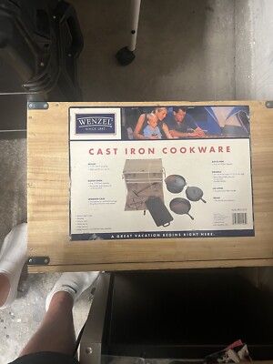 Wenzel 1887 Cast Iron cookware Set - Dutch Oven, Skillet, Griddle And ...