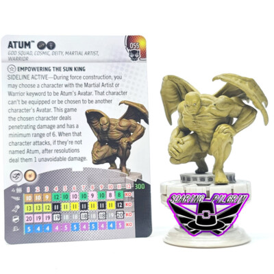 Marvel Heroclix ATUM - 055 - CHASE Black Panther Set | eBay