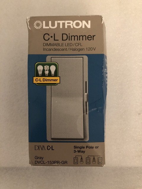 Lutron DVCL-153PR-GR Dimmer Wall Switch - Gray for sale online | eBay