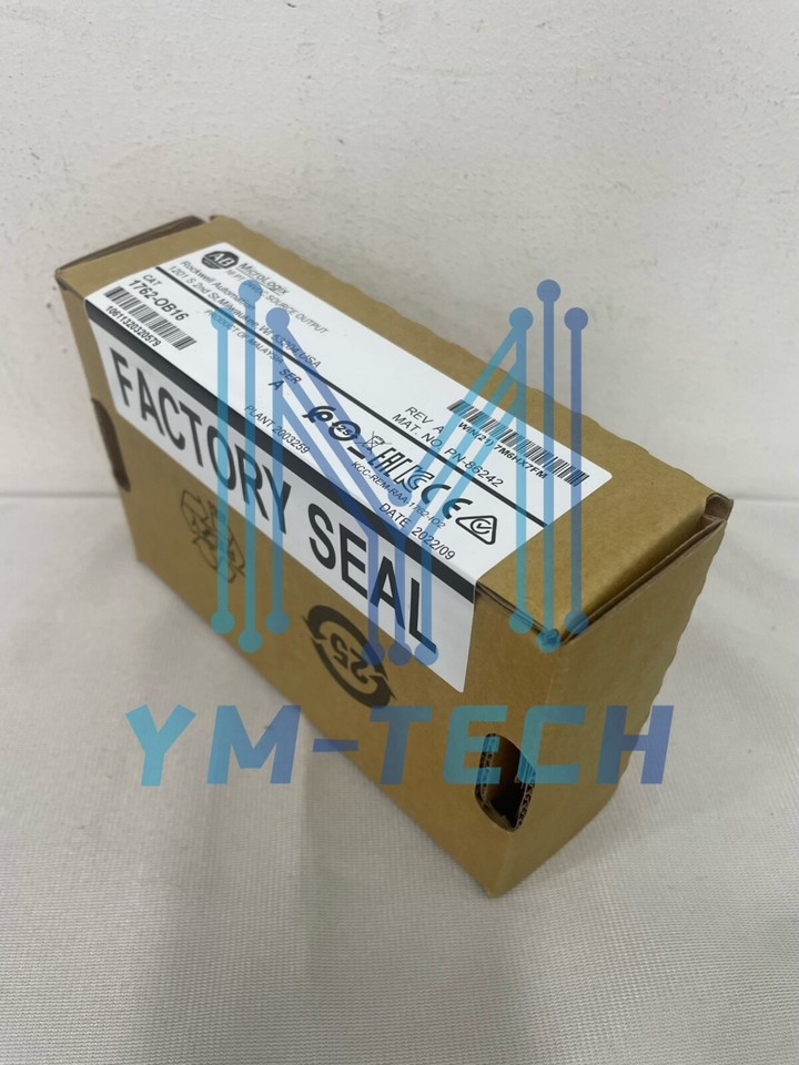 AB 1762-OB16 SER A 24VDC MicroLogix Output Module 1762OB16 New Factory ...