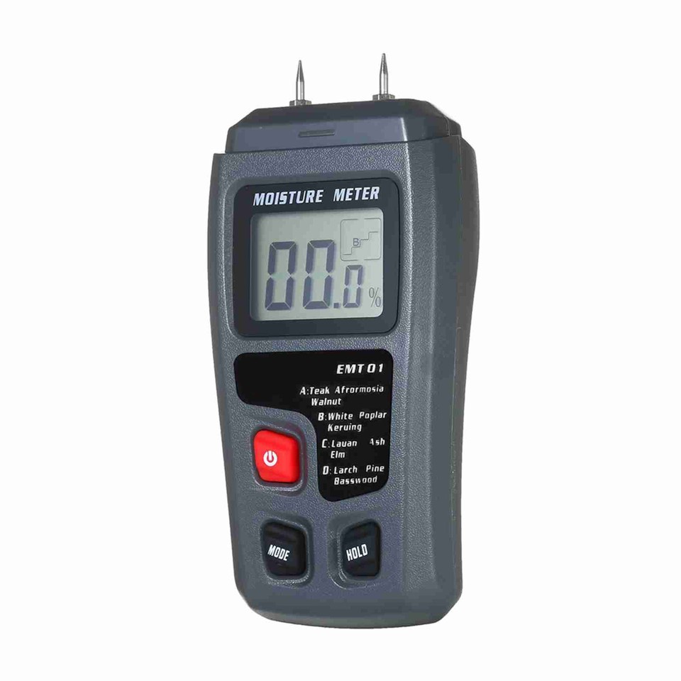 Wood Moisture Test Moisture Meter 4 Modes Portable Hygrometer Pin Type ...