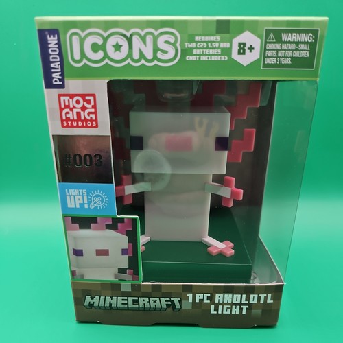 Minecraft Paladone Icons Axolotl Light-Series 1-2024- NIB #003 ...