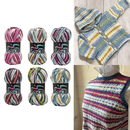 Cygnet Breen DK 100g Fair Isle Effect Knitting Yarn | eBay UK