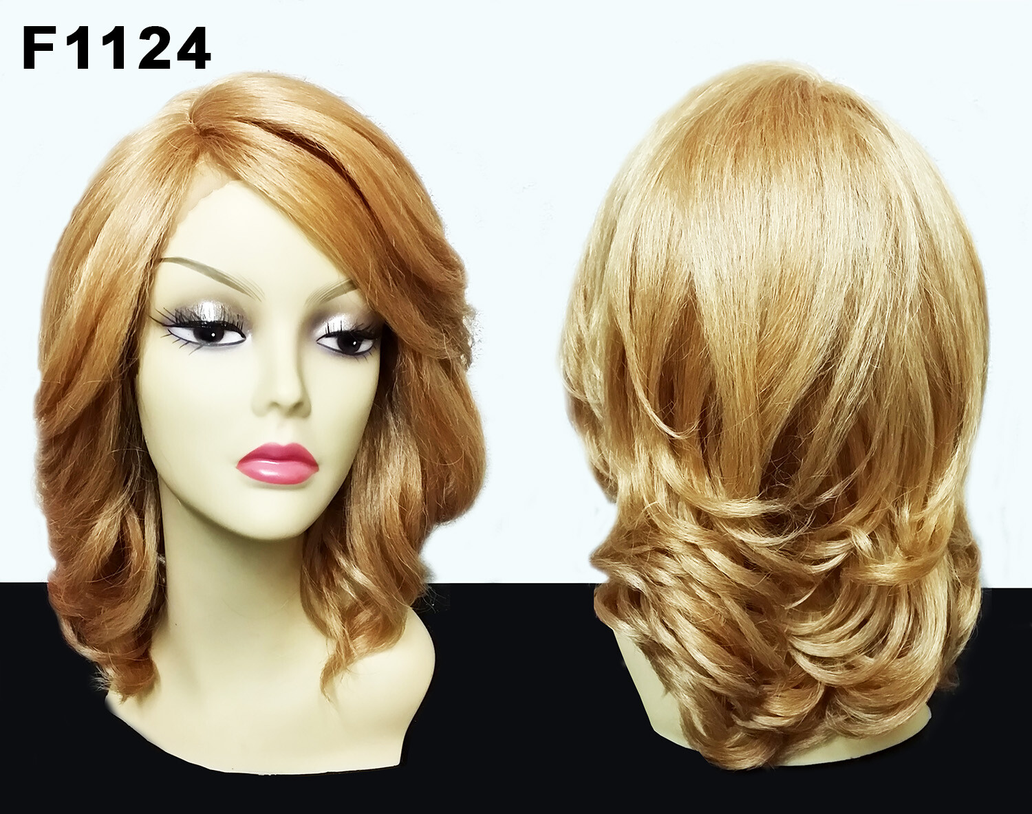 TOPS C NANDO - VANESSA SYNTHETIC LACE FRONT SIDE PART WIG MEDIUM WAVY ...