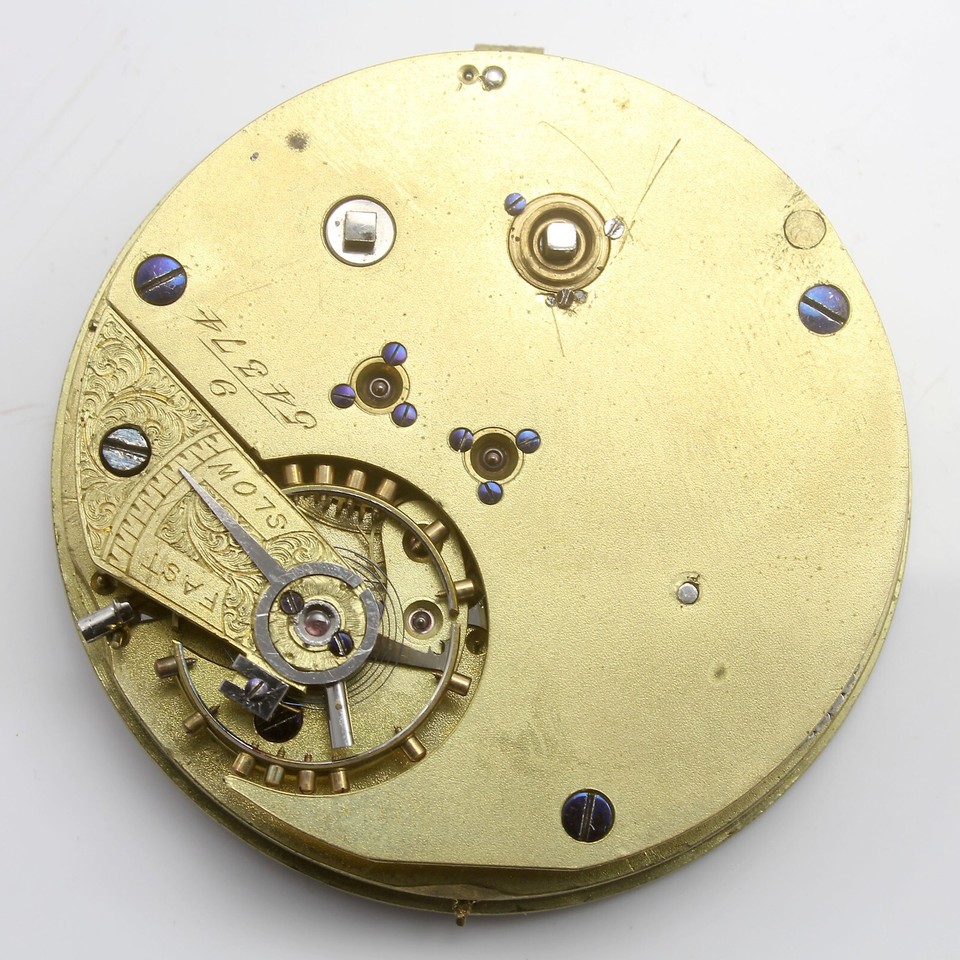 Antique marine decimal chronograph pocket watch movement 48mm spare or ...