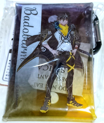 Fragaria Memories Badobarm Clear Case with Carabiner Noir Bouquet FuRyu ...