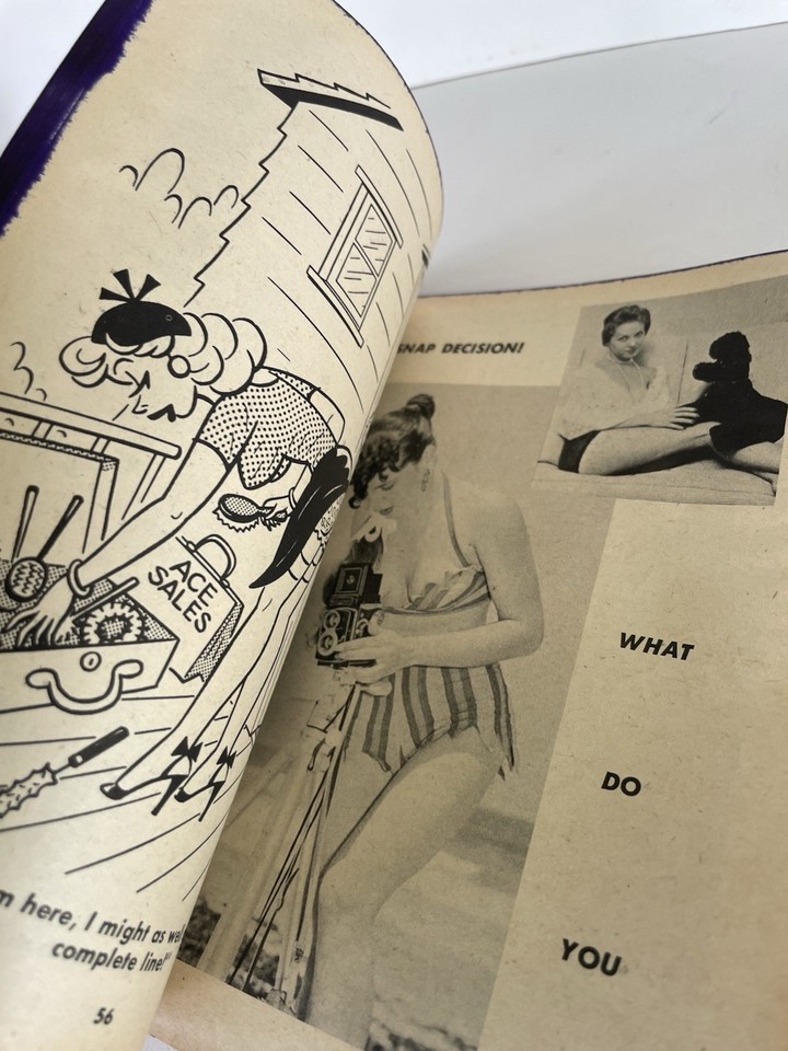 Vintage Jest Magazine July 1959 Pin Up Lillian Madsen Humorama | eBay