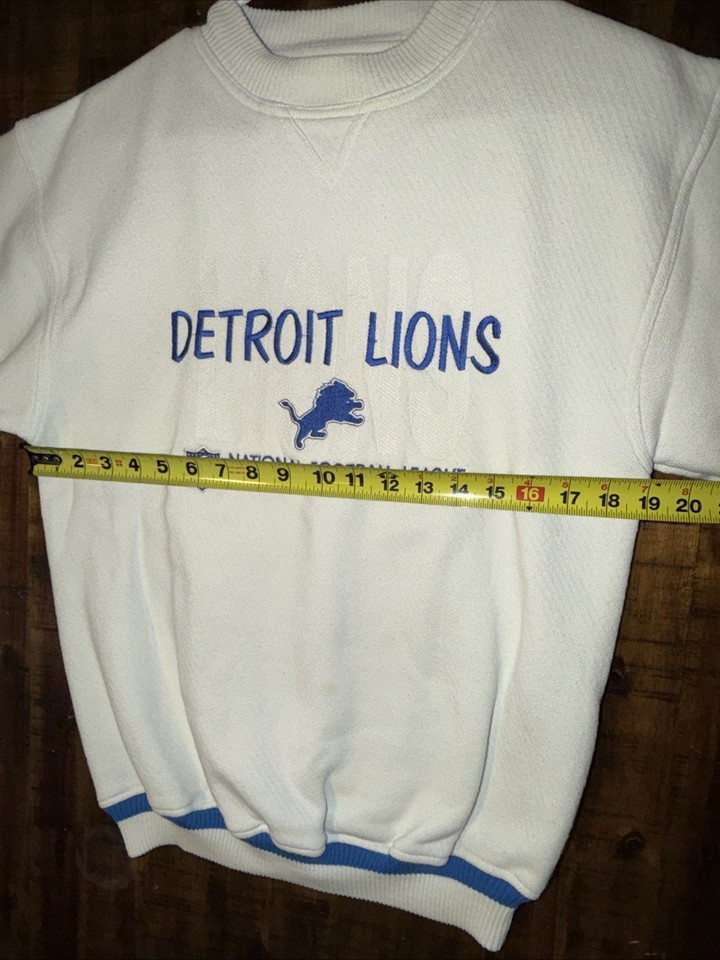 Detroit Lions Vintage Sweater Crewneck Logo Athletic Pro Line Men’s M ...