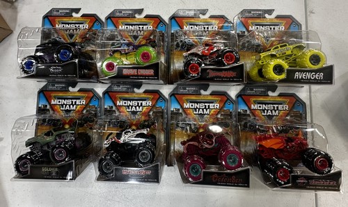 Monster Jam 2024 Series 36 SET of 8 TRUCKS Official 1:64 Diecast Trucks ...