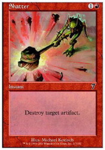 Heavy Play, S-Chinese MTG Regular Shatter 7th Edition Magic the ...