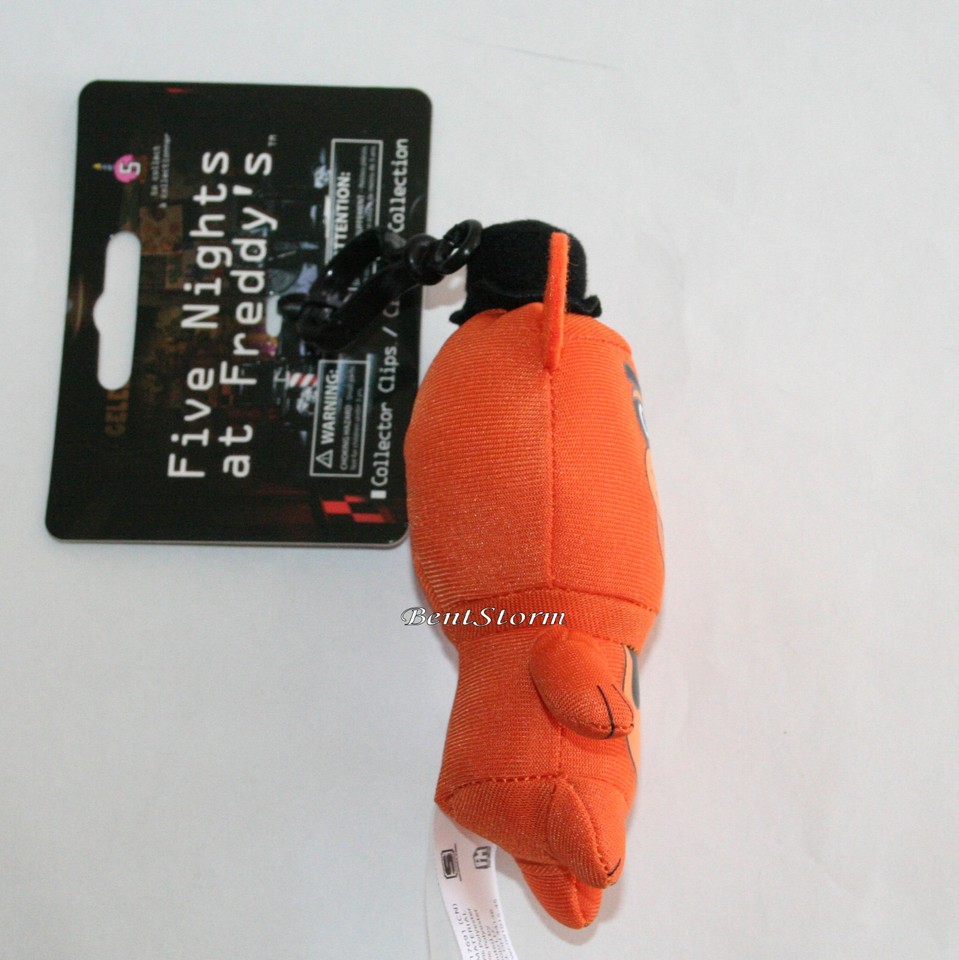 NEW Five Nights at Freddy's FREDDY FAZBEAR PLUSH CLIPS CLIP ON HANGAR ...