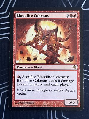 1x Bloodfire Colossus (62) DD Venser vs. Koth MP MTG Magic the ...