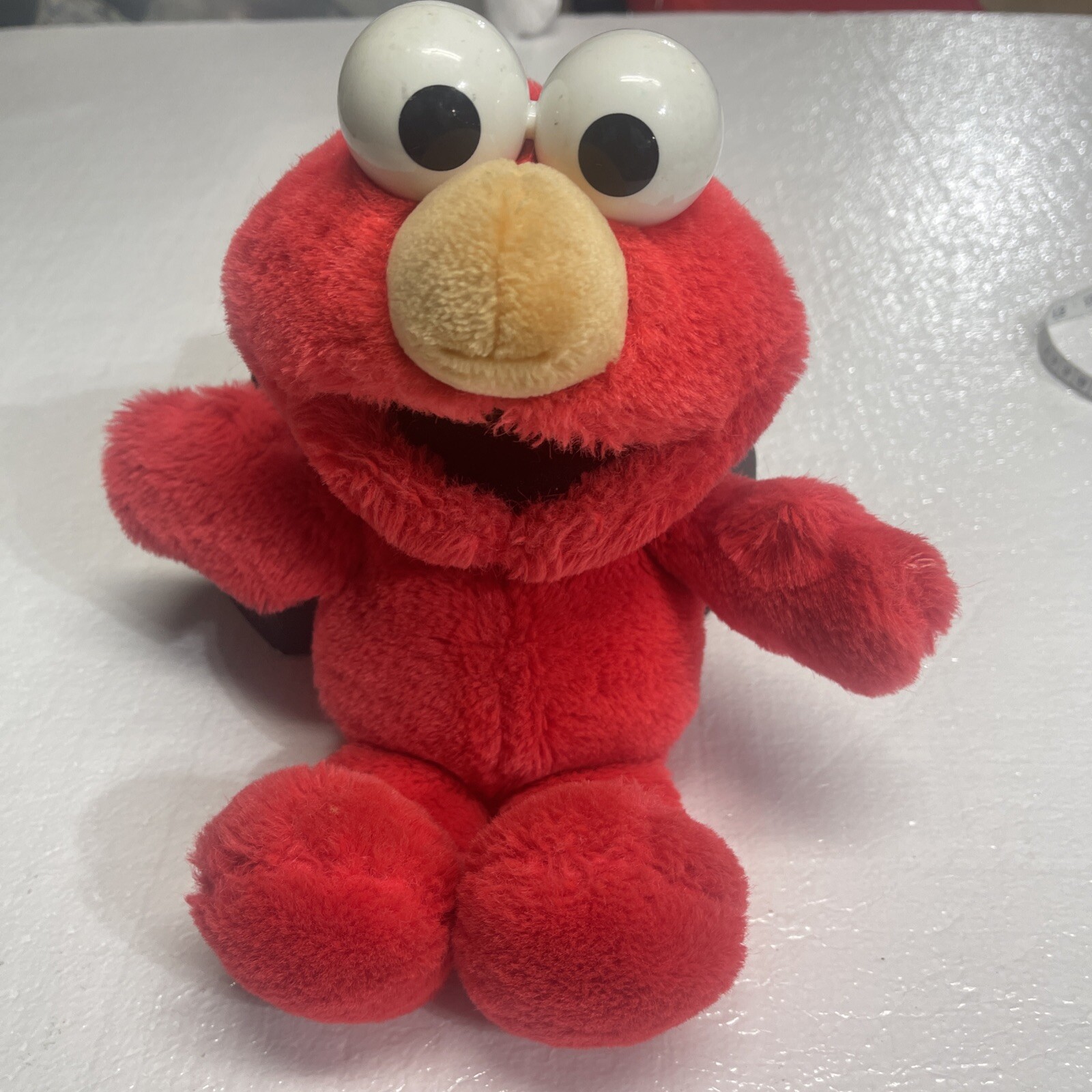 Sesame Street 1992 Elmo Plush Child Dimension 15 Inch